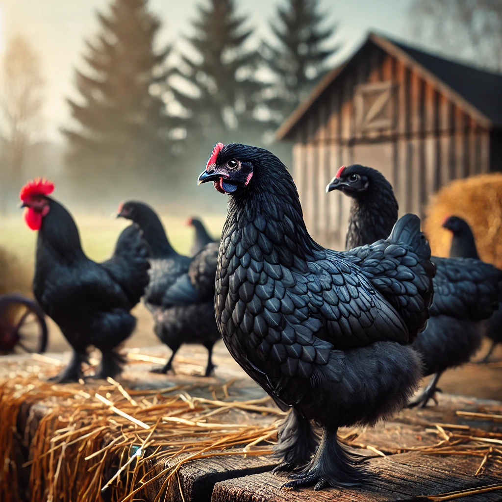 Melanismus bei Hühnern: Das steckt hinter den tiefschwarzen Geschöpfen